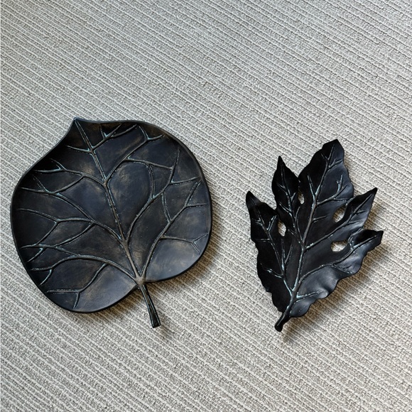 Ethan Allen | Accents | Two Metal Leaf Accent Pieces By Ethan Allen ...